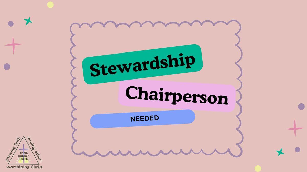 Stewardship Update | Trinity Evangelical Lutheran Church